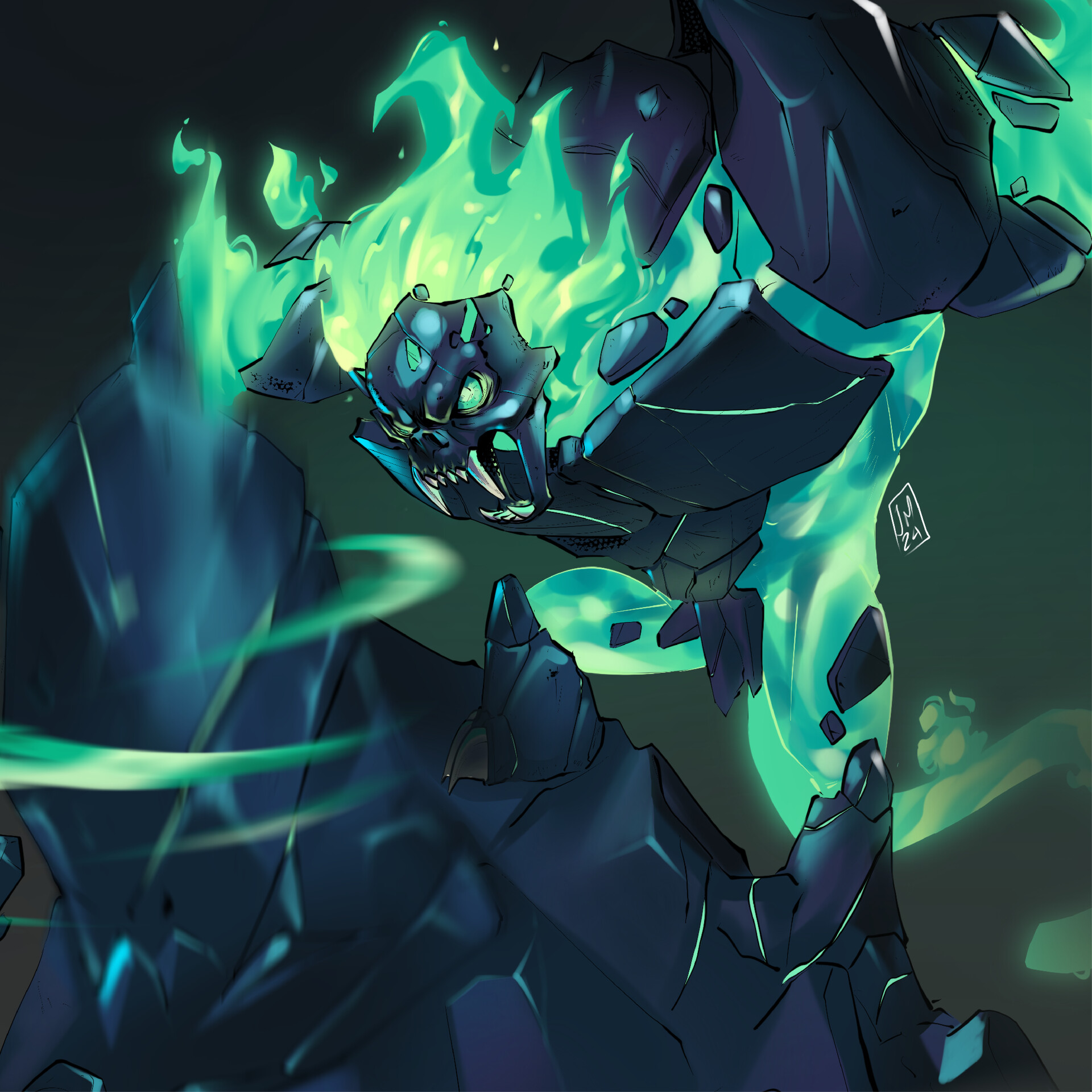 ArtStation - Fire Ape-Inferno