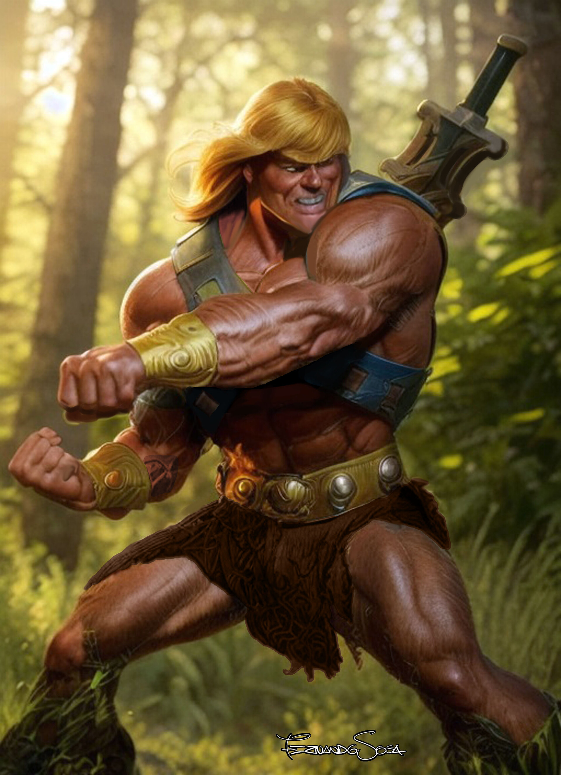 ArtStation - He-man angry