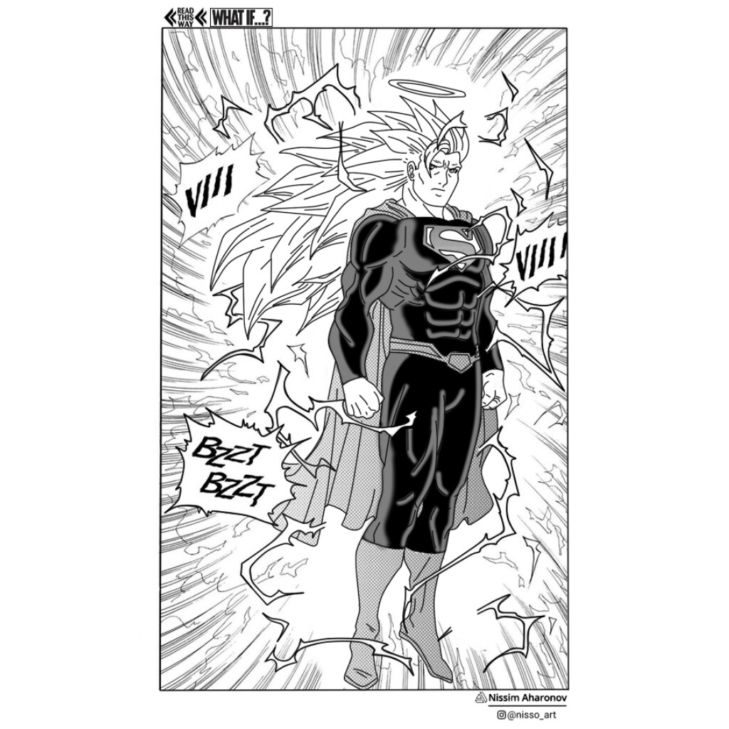Nissim Aharonov - Superman ssj (super kryptonian) 3