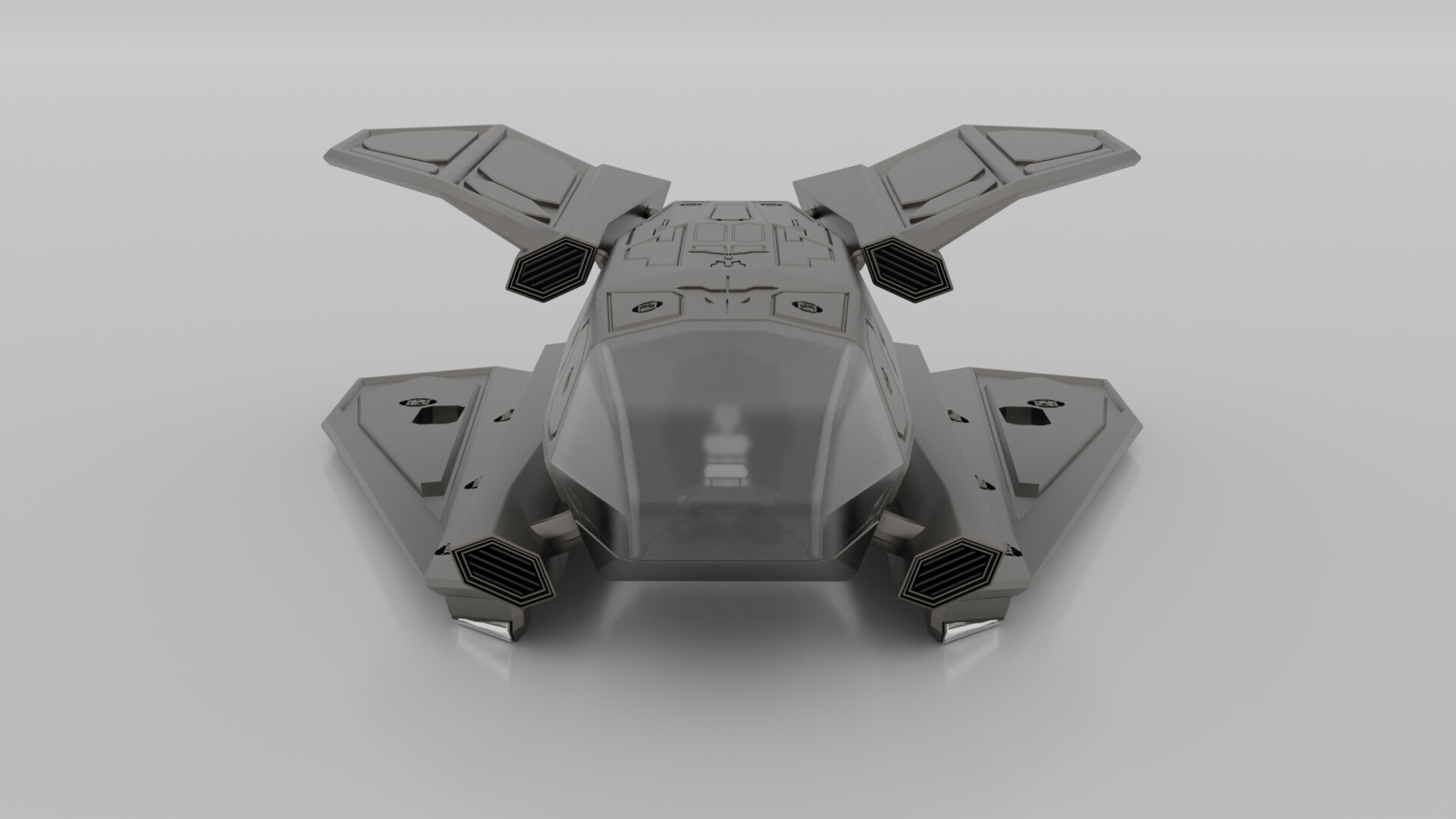 ArtStation - Small Sci-Fi Starship