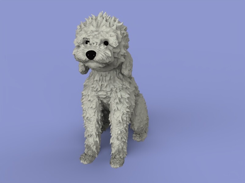ArtStation - 3d dog