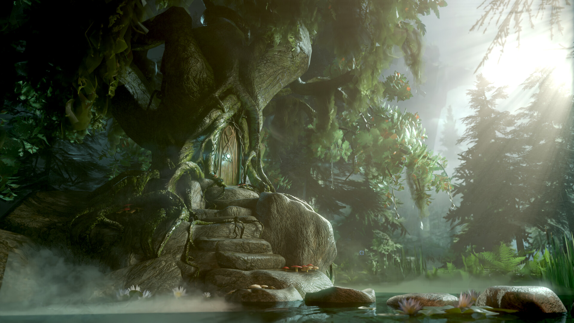 ArtStation - Fantasy Forest
