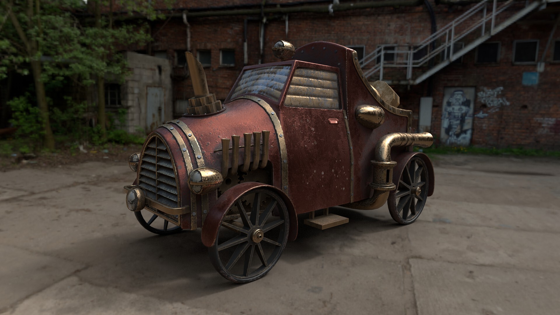 ArtStation - Time Machine Vehicle