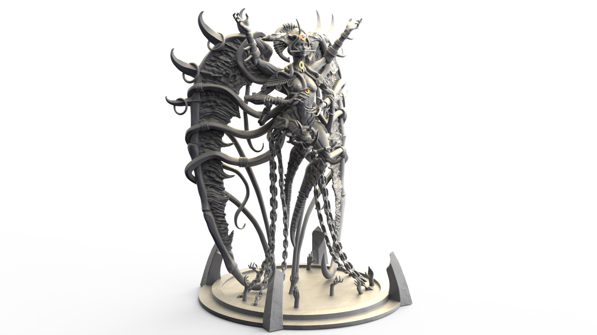 ArtStation - Rakid, the slithering sorceress - Dragonbond, Draco Studios