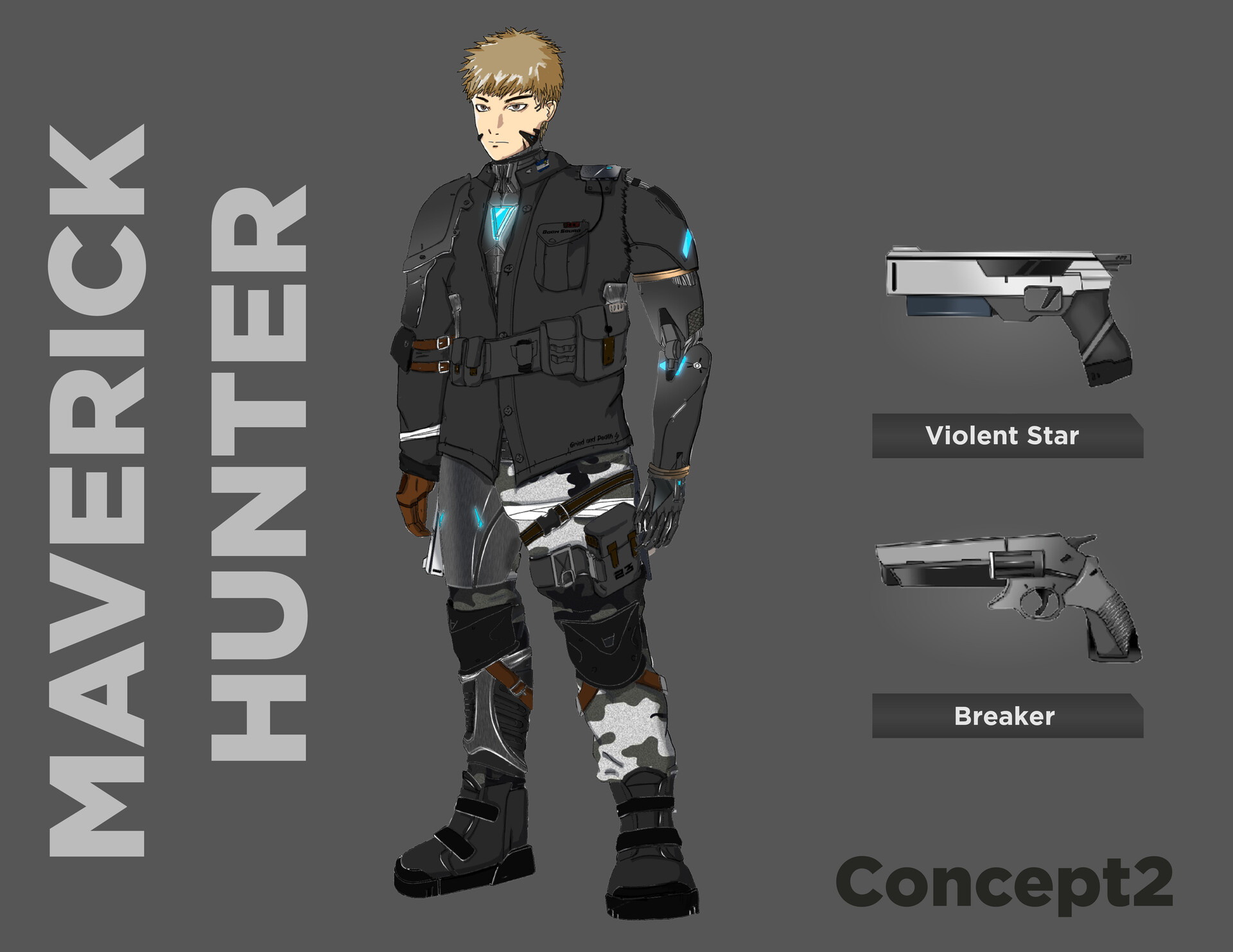 ArtStation - Maverick Hunter Concept 2