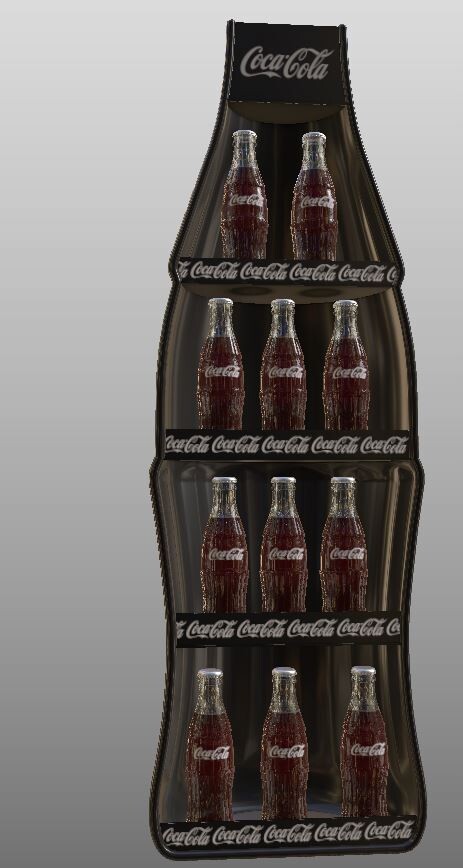 Jai Kalra - Coca-Cola Display Racks and 6-bottles handheld tray