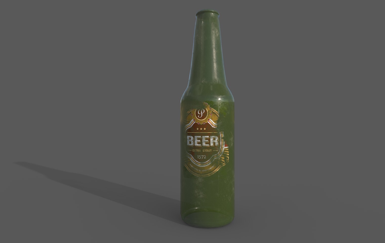 ArtStation - Beer Bottle