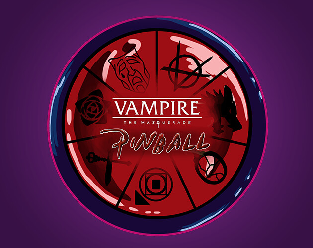 ArtStation - vampire the masquerade pinball cover art