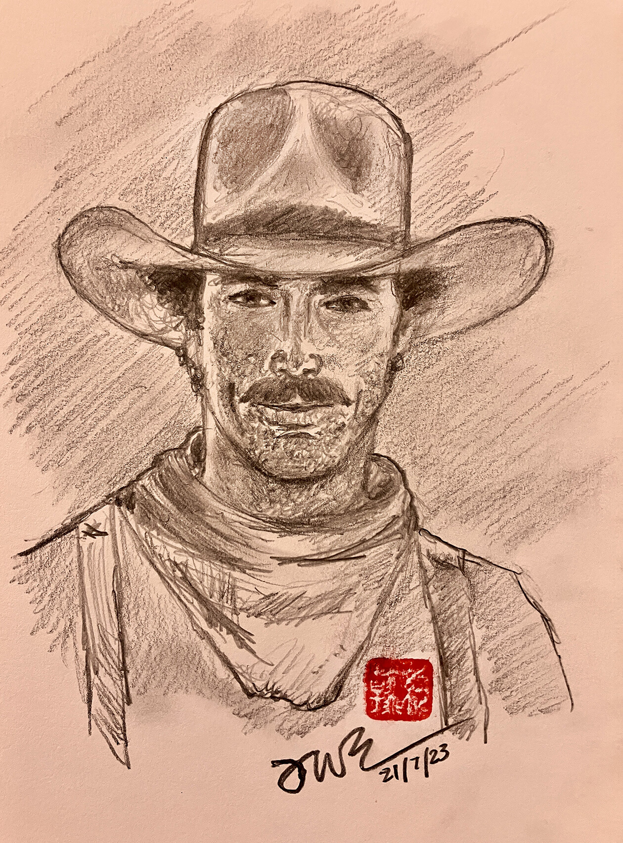 ArtStation - Tom Selleck, The Sacketts – 21-7-23