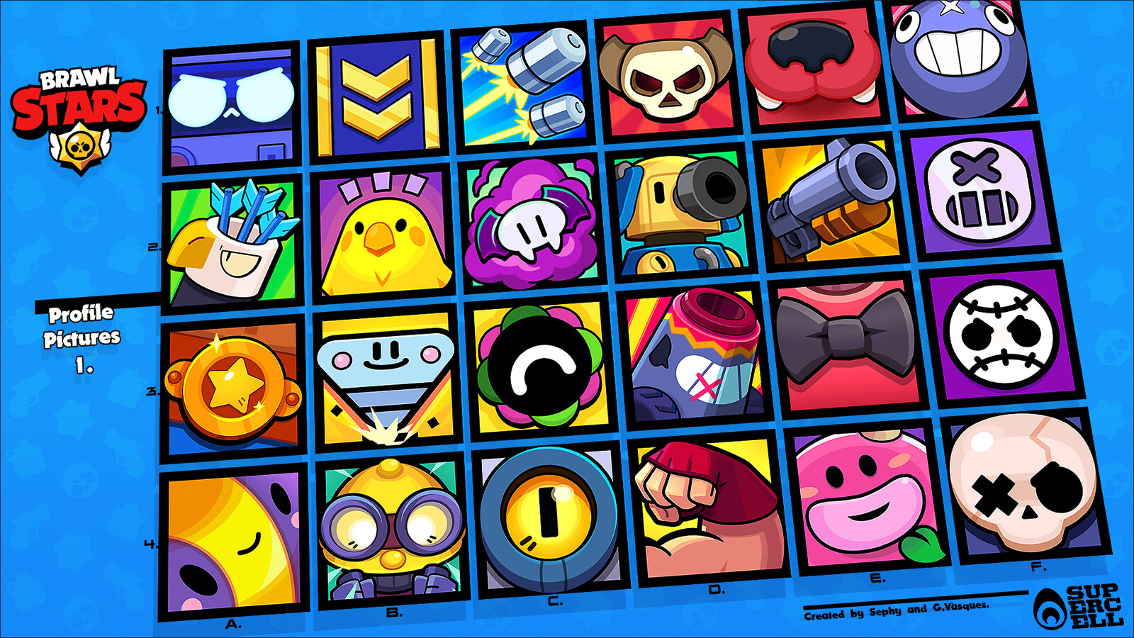 Sephy Ka - BRAWL STARS Profile Pictures (Packs 1+2)
