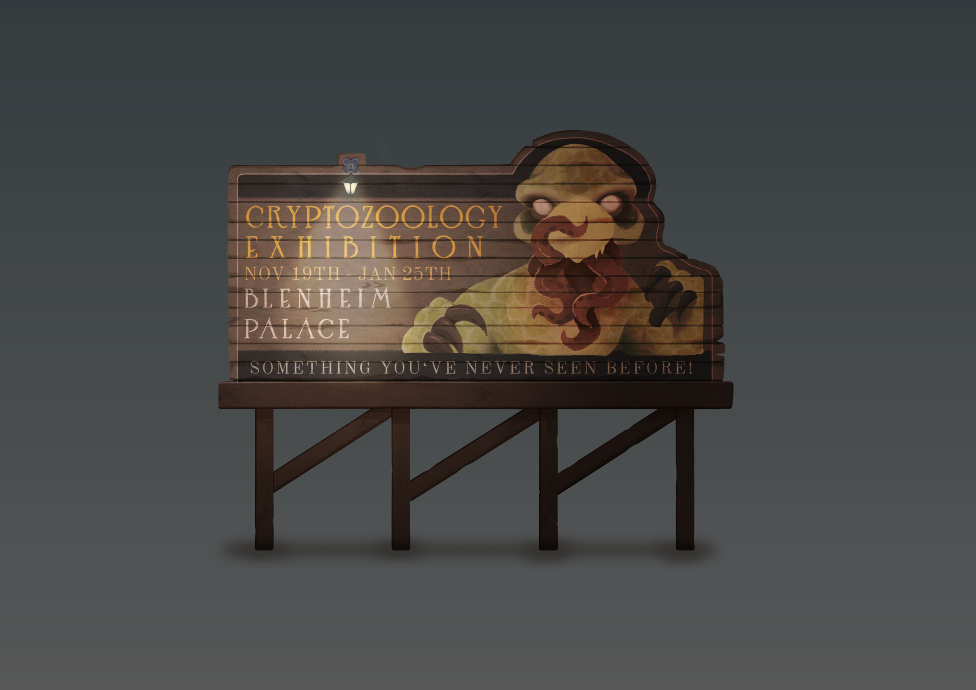 ArtStation - Billboard "Cryptid Project"