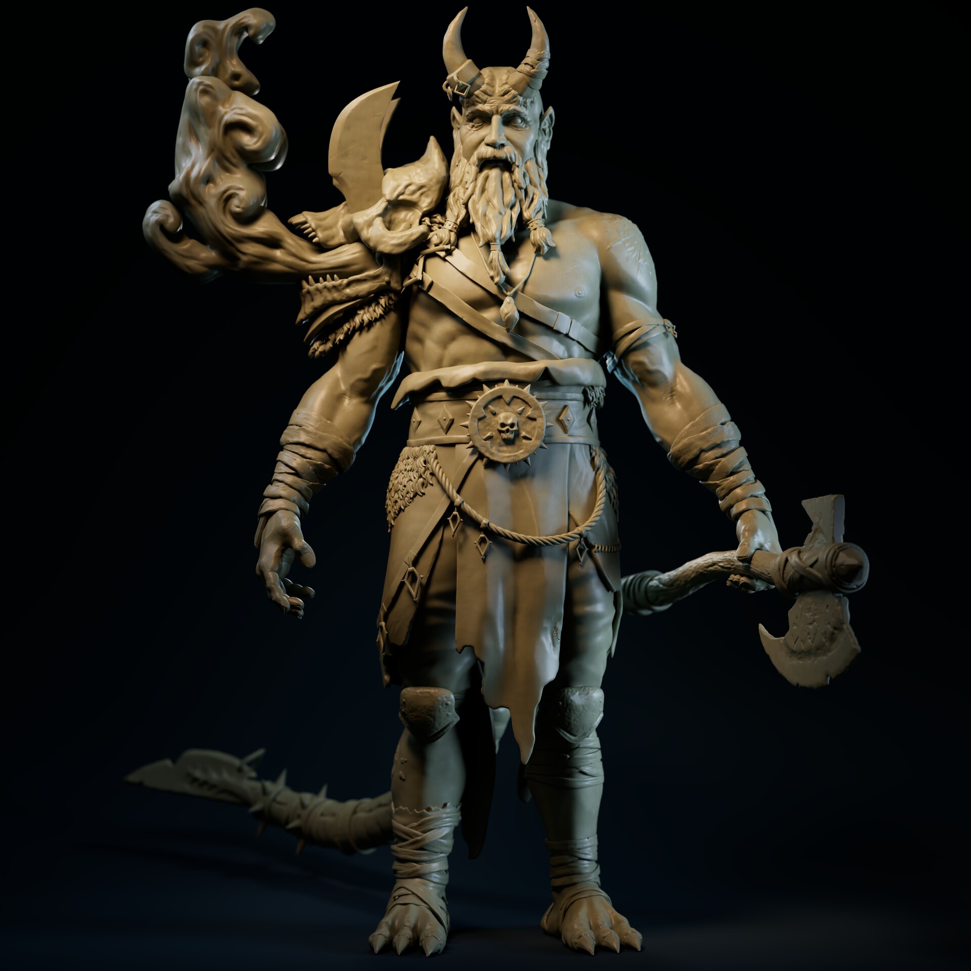 ArtStation - Thyros DND Tiefling