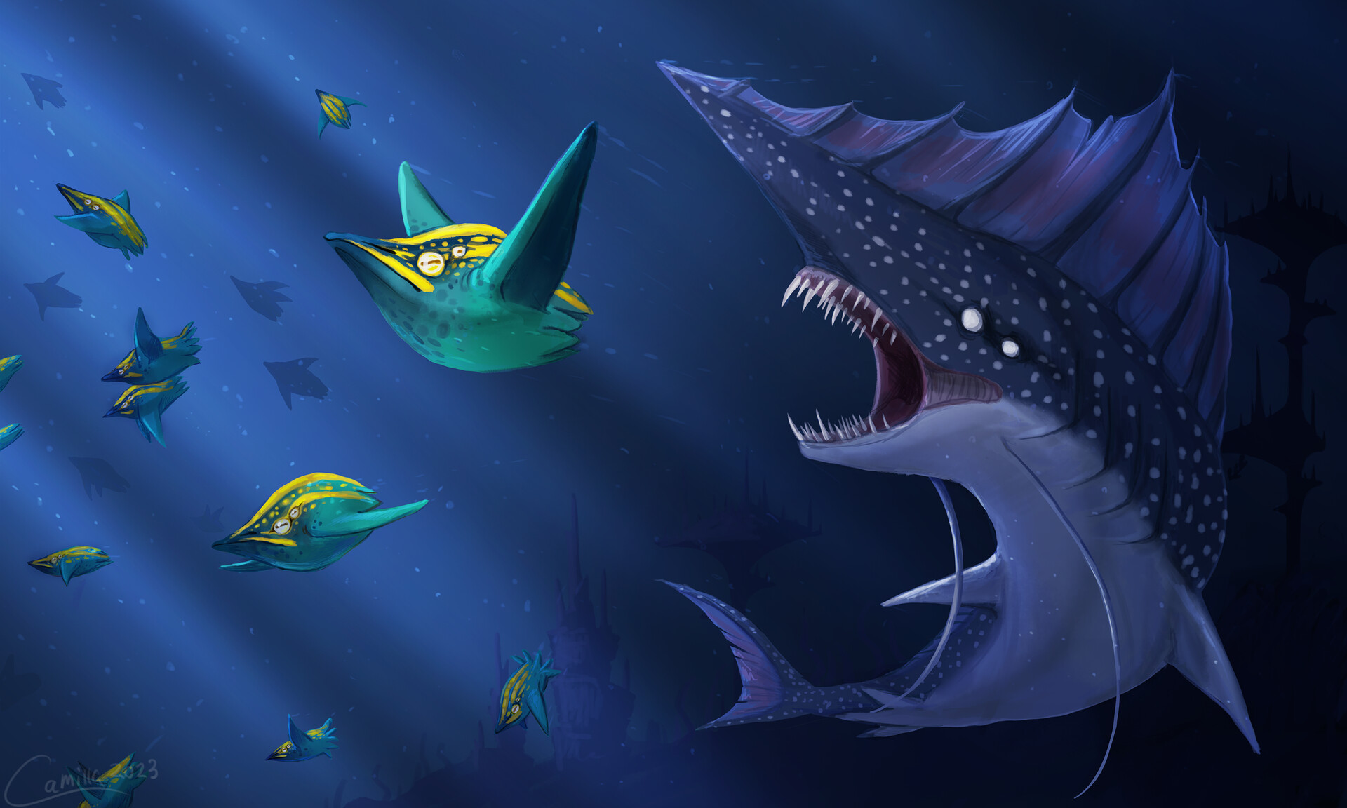 ArtStation - The predator and the prey