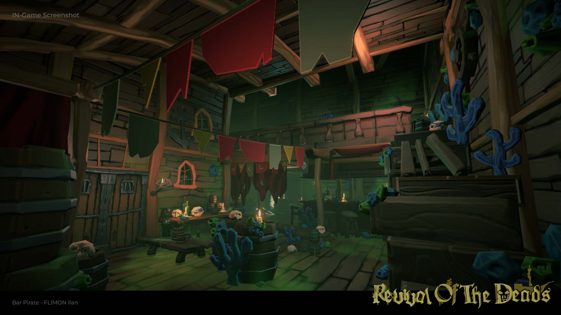 ArtStation - Pirate bar in the style of Sea of thieves : 3D