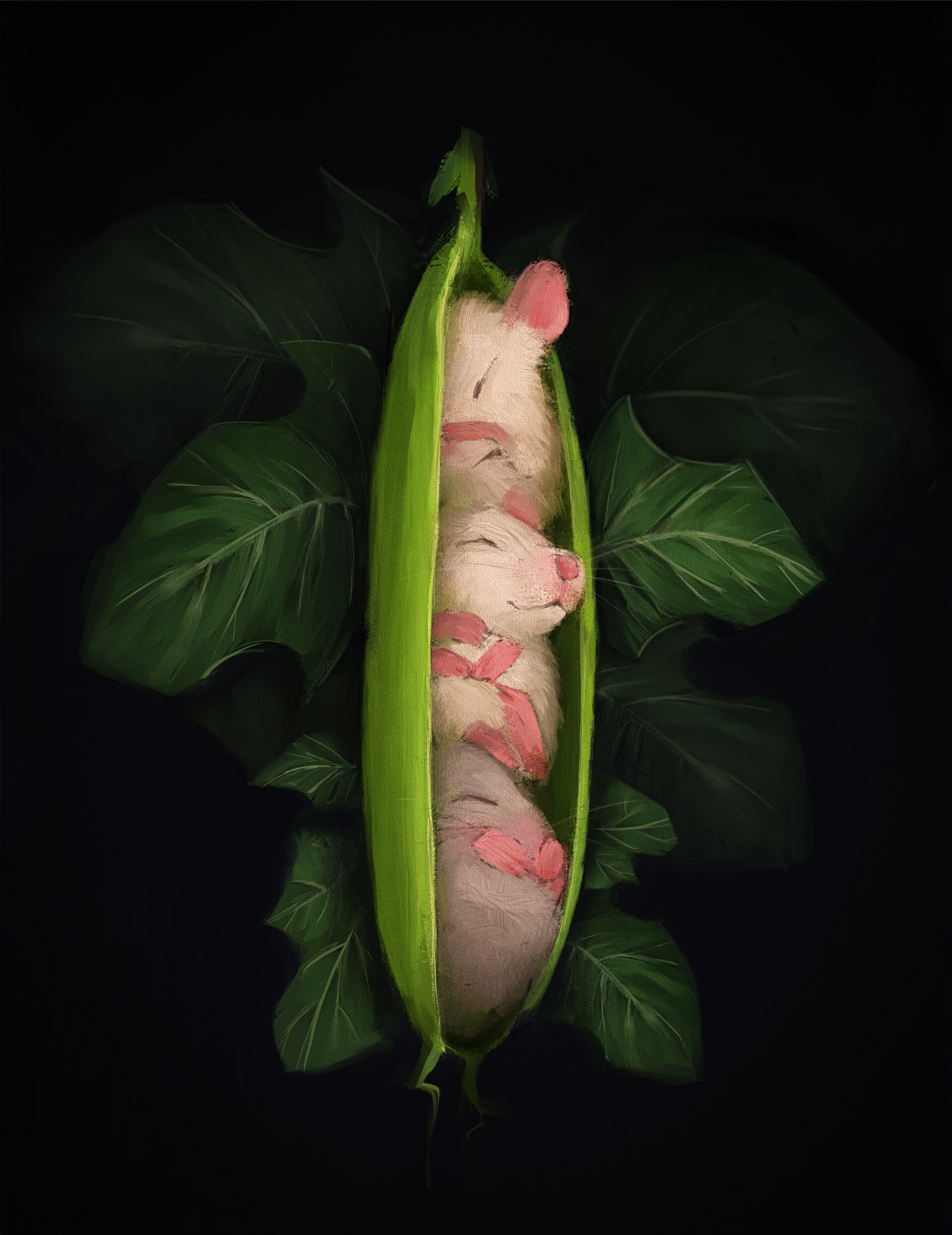 ArtStation - Mice in a pod