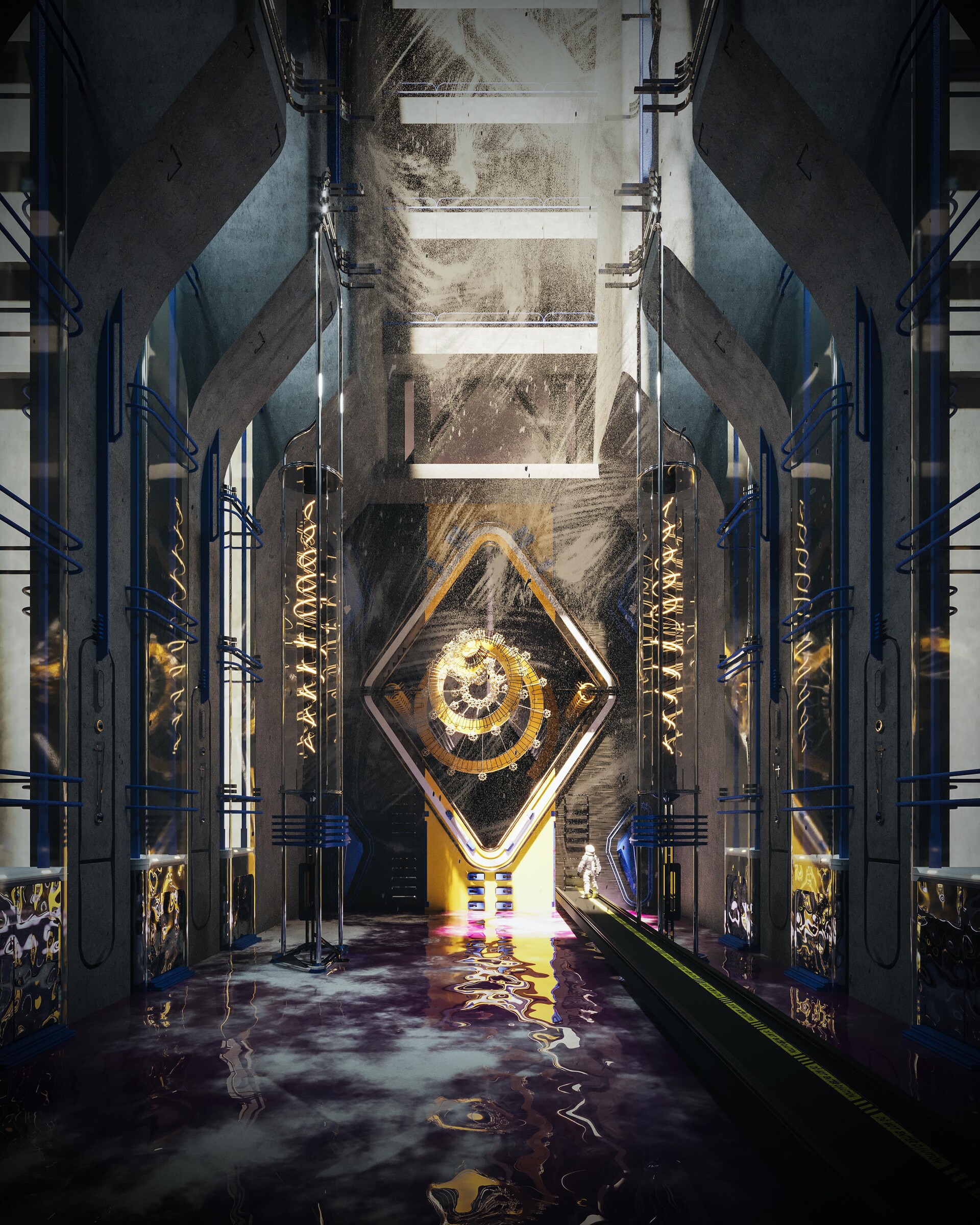 ArtStation - Organic gem extractor factory