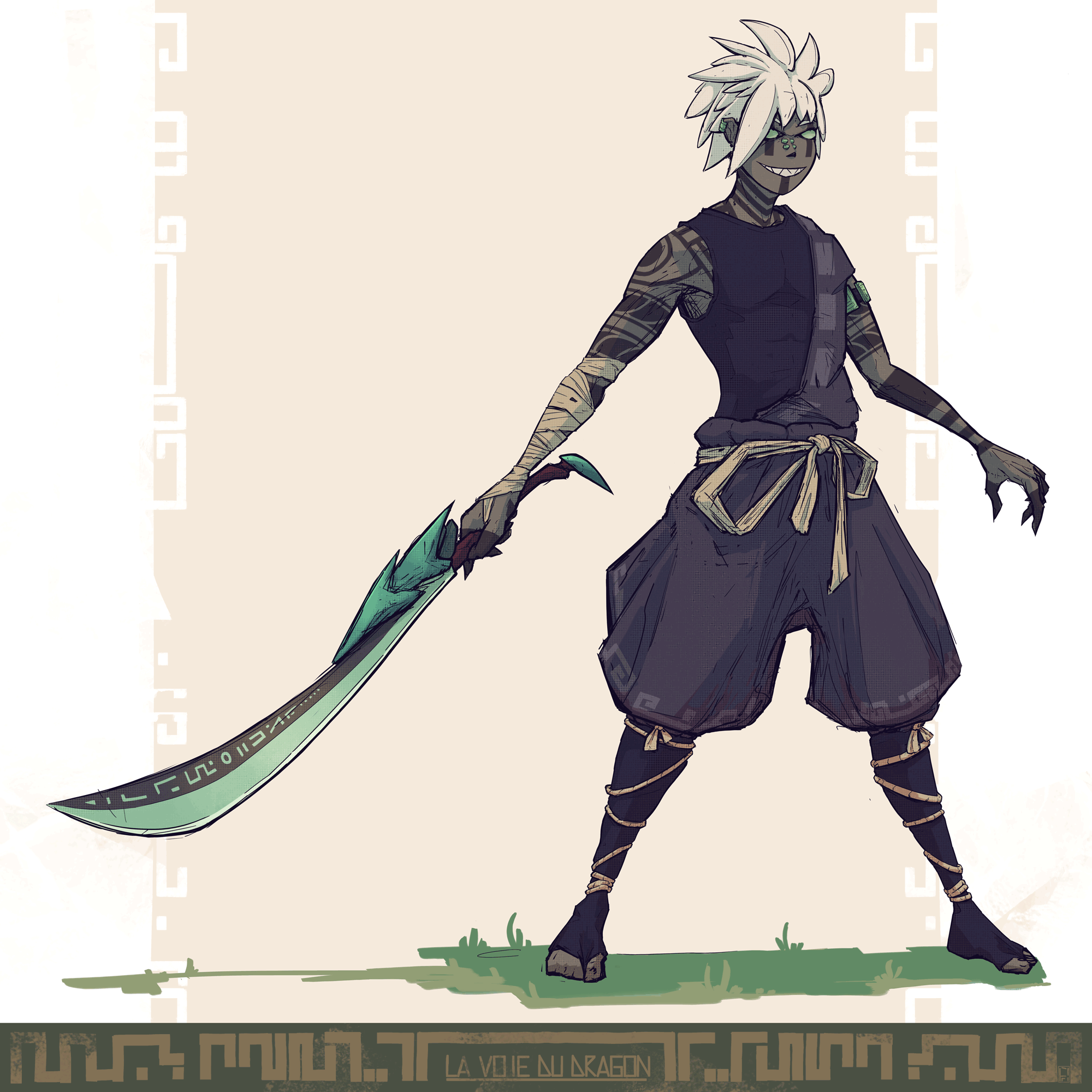 Sylvain Amiel - The Way of the Dragon - Vulcan + Golem character ...