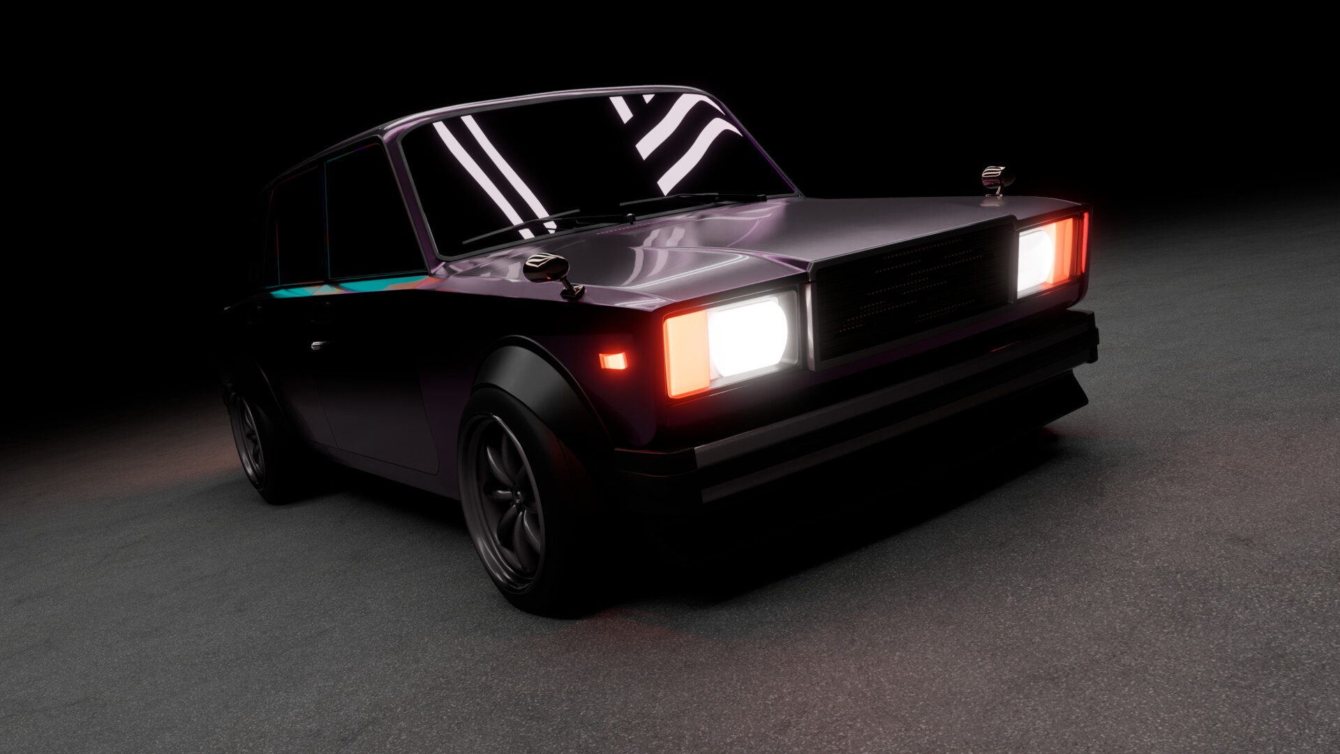 ArtStation - Lada 2107 JDM