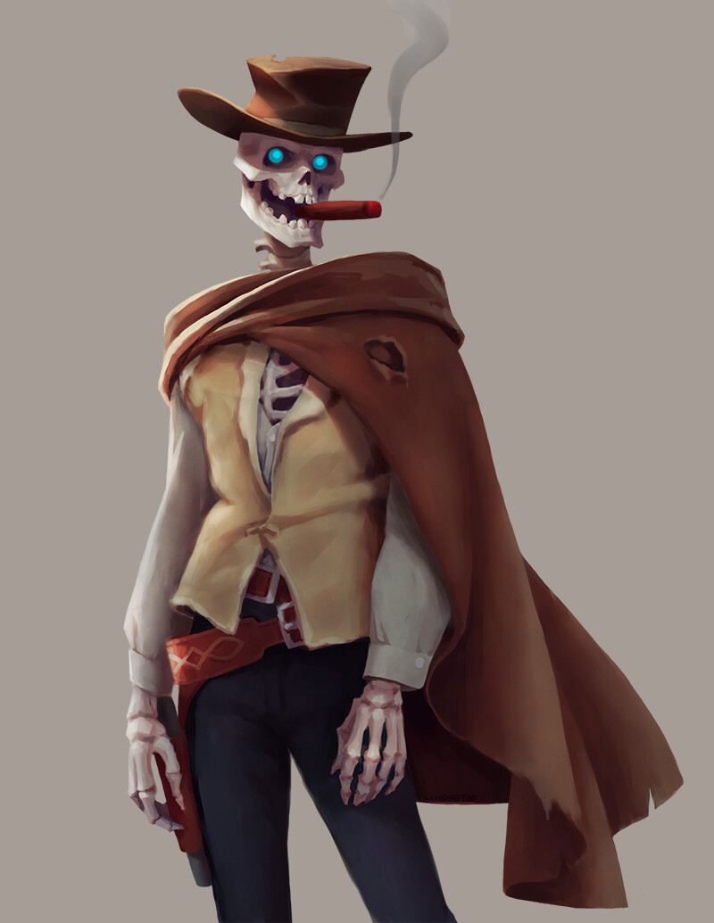 ArtStation - Skeleton Cowboy