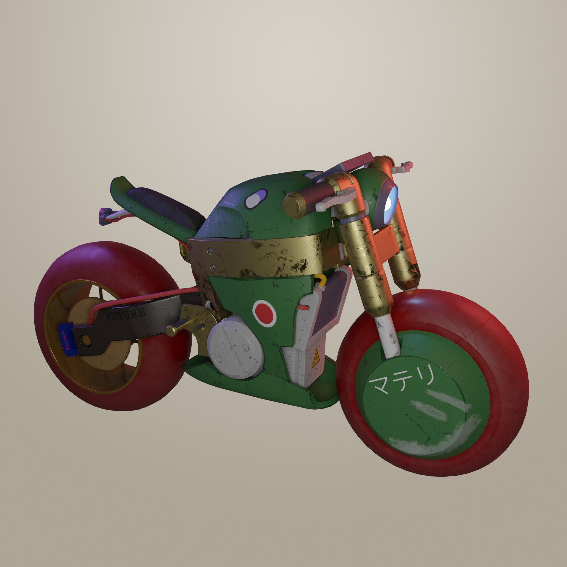 ArtStation - Akira bike