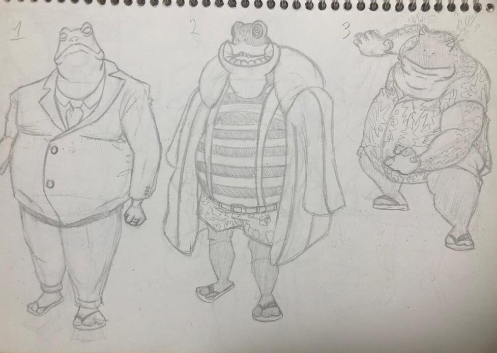 ArtStation - Frog Character Design