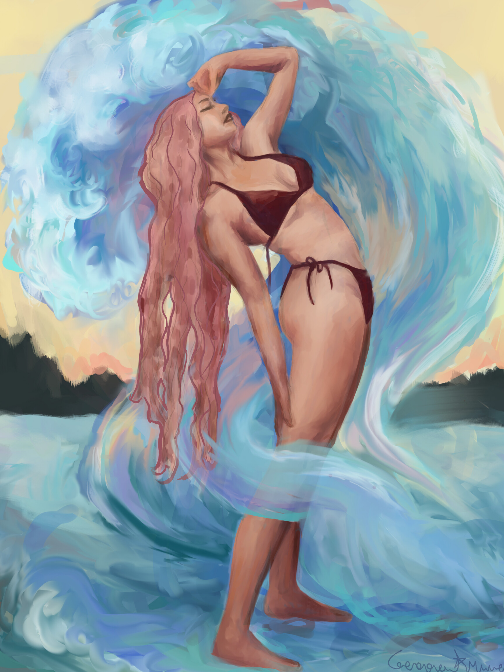 ArtStation - Graceful Waves