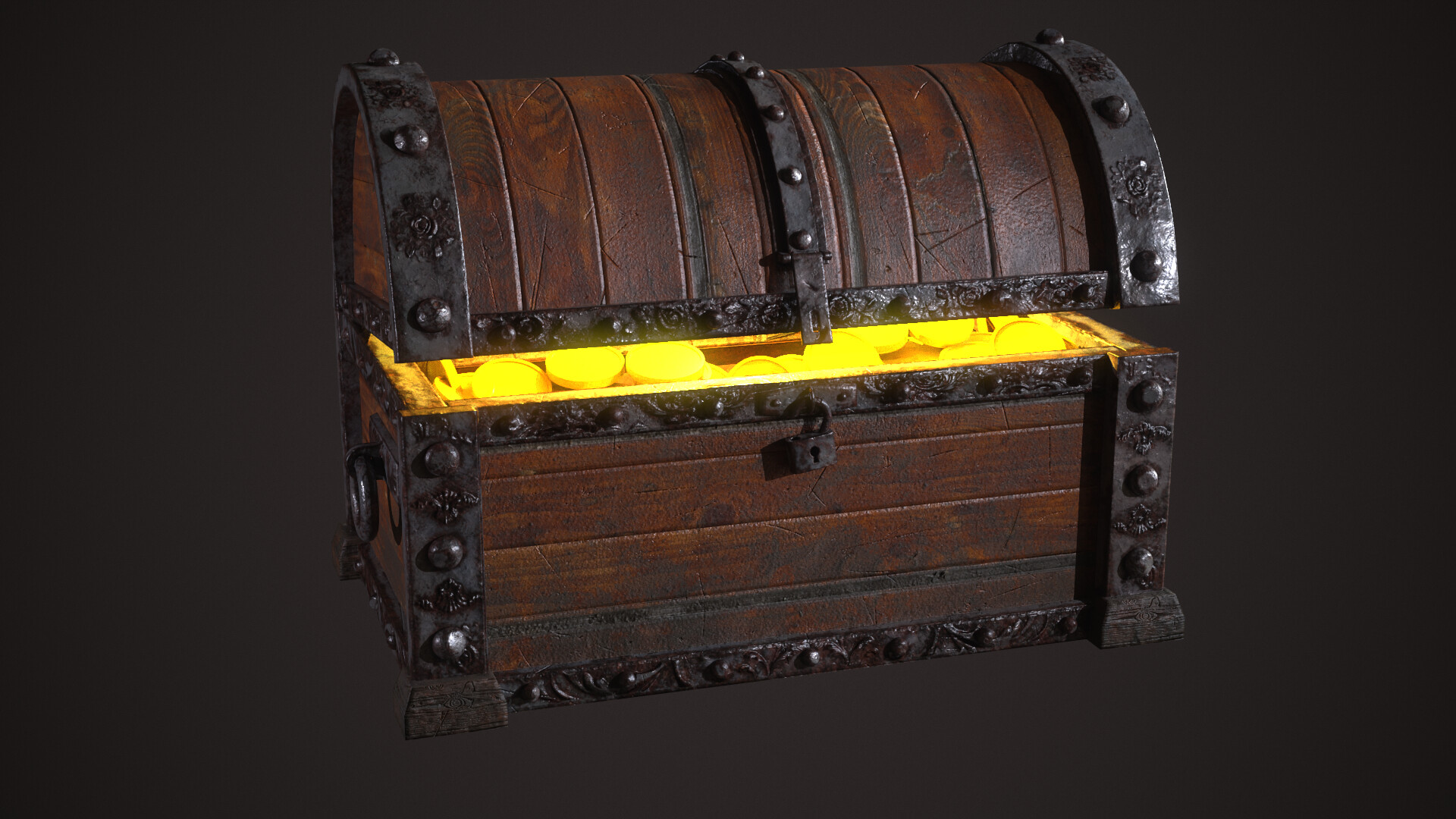ArtStation - Game-ready props: Chest