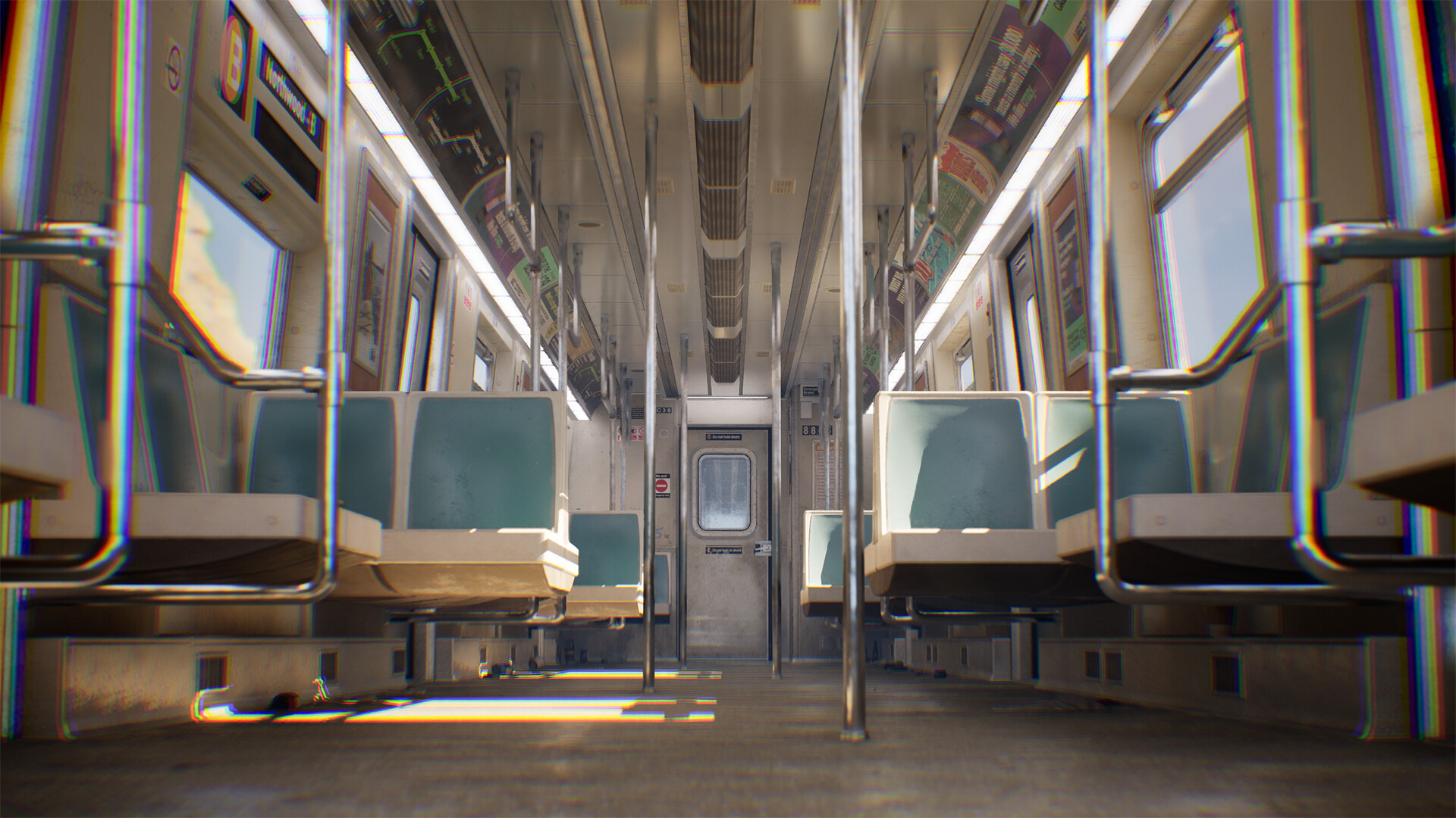 ArtStation - Subway Train Re-Lighting