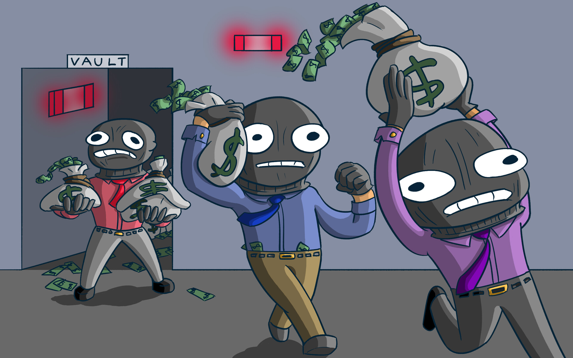 ArtStation - The Bank Heist