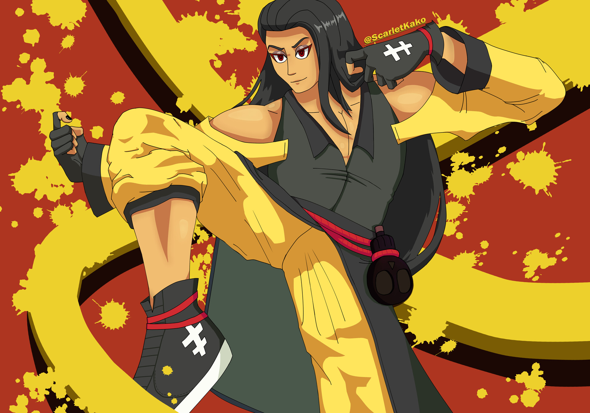 ArtStation - Testament X Jamie Siu (Guilty Gear STRIVE X Street Fighter 6)