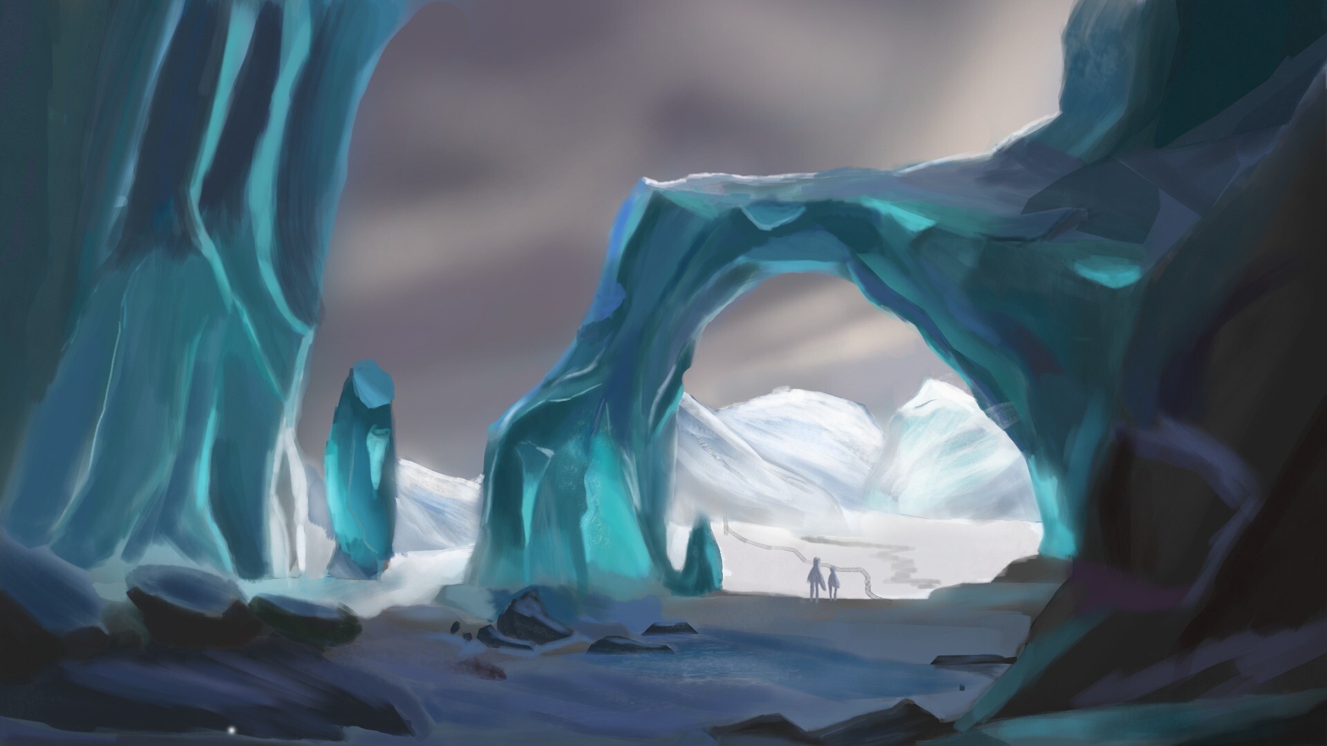 ArtStation - Ice Environment Concept Art