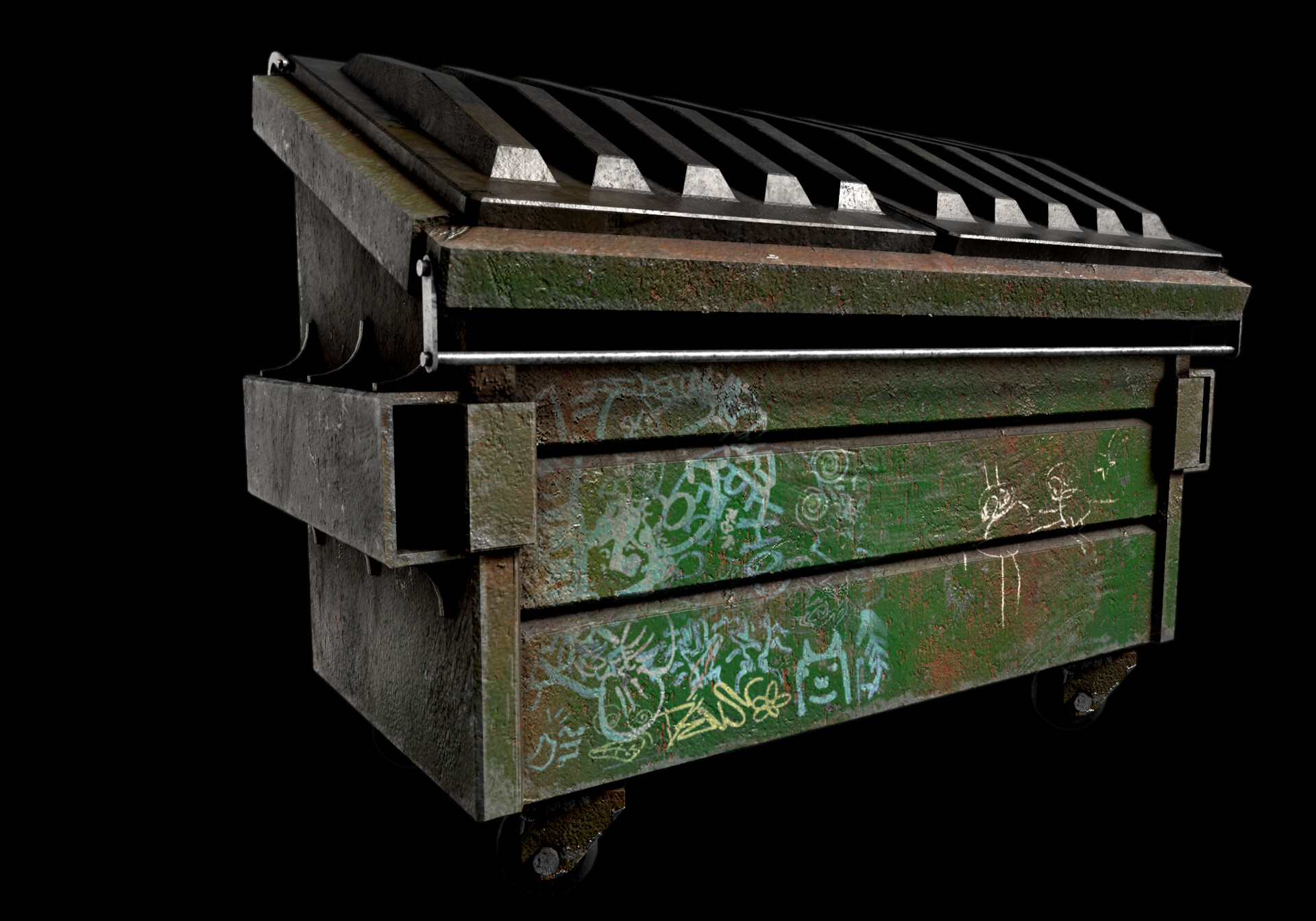ArtStation - Dumpster Prop