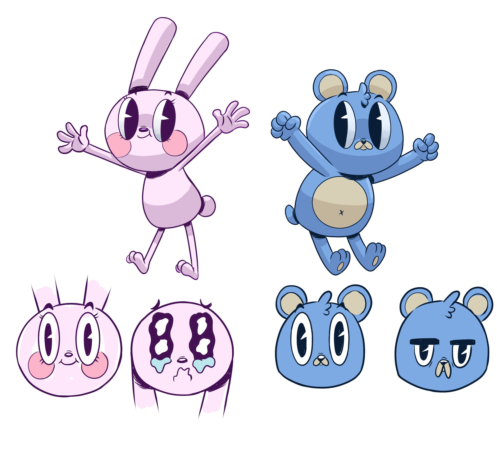Monkey-Sensei - Cute animals concept art