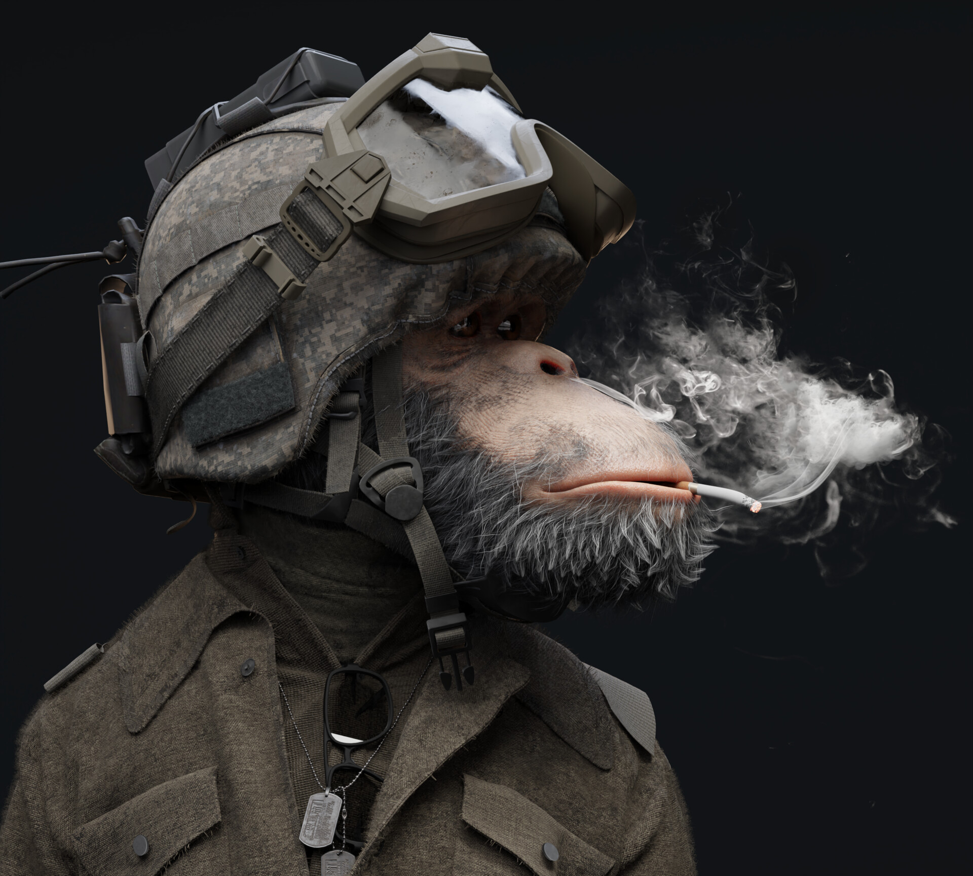 ArtStation - Ape Soldier