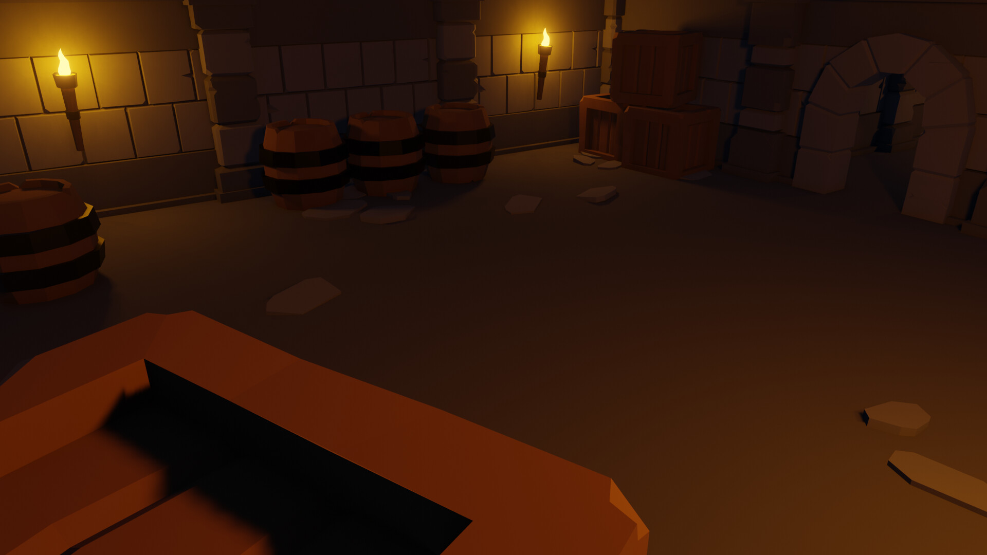 ArtStation - Low Poly Dungeon