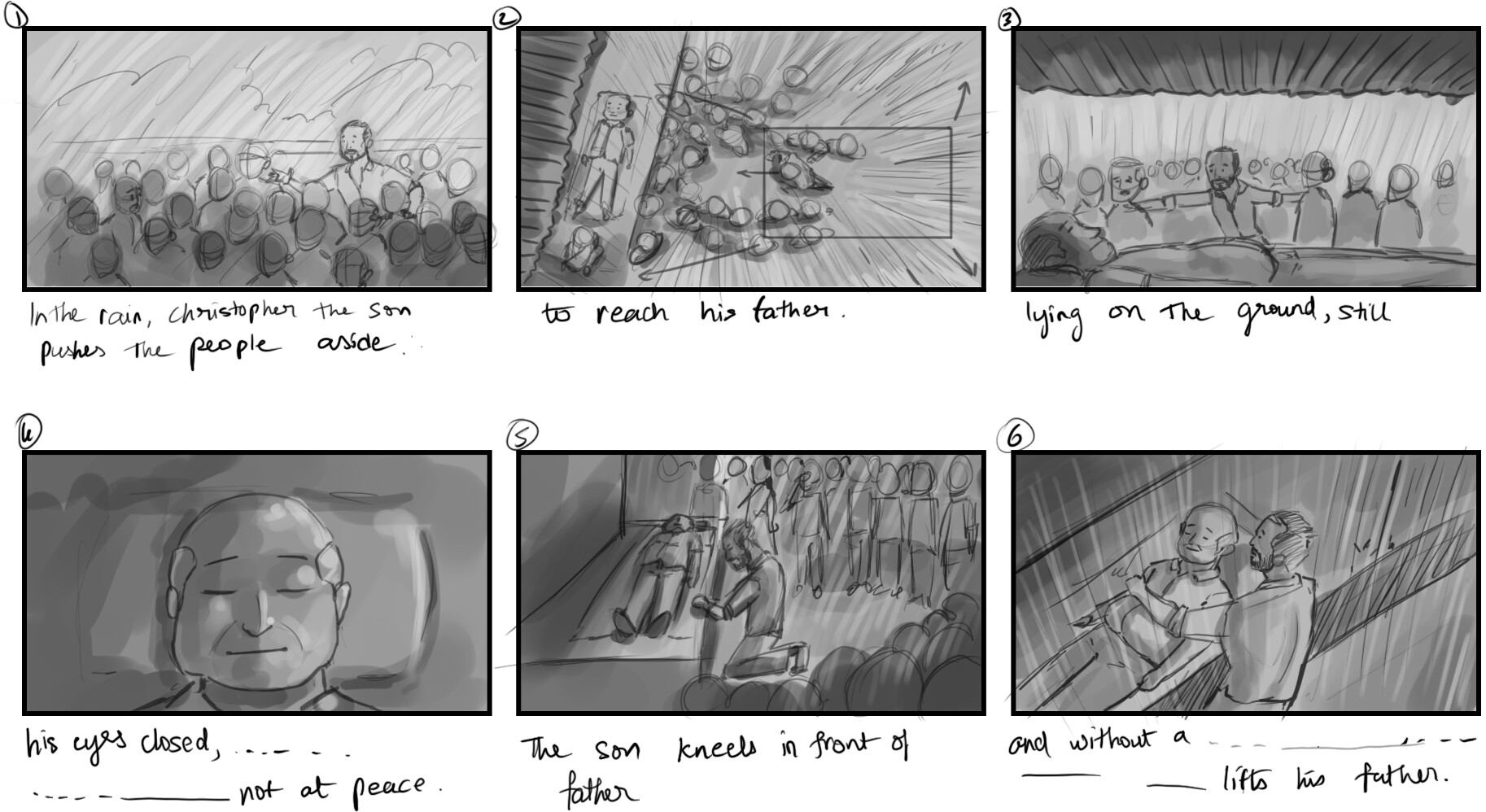 ArtStation - Storyboarding for a feature