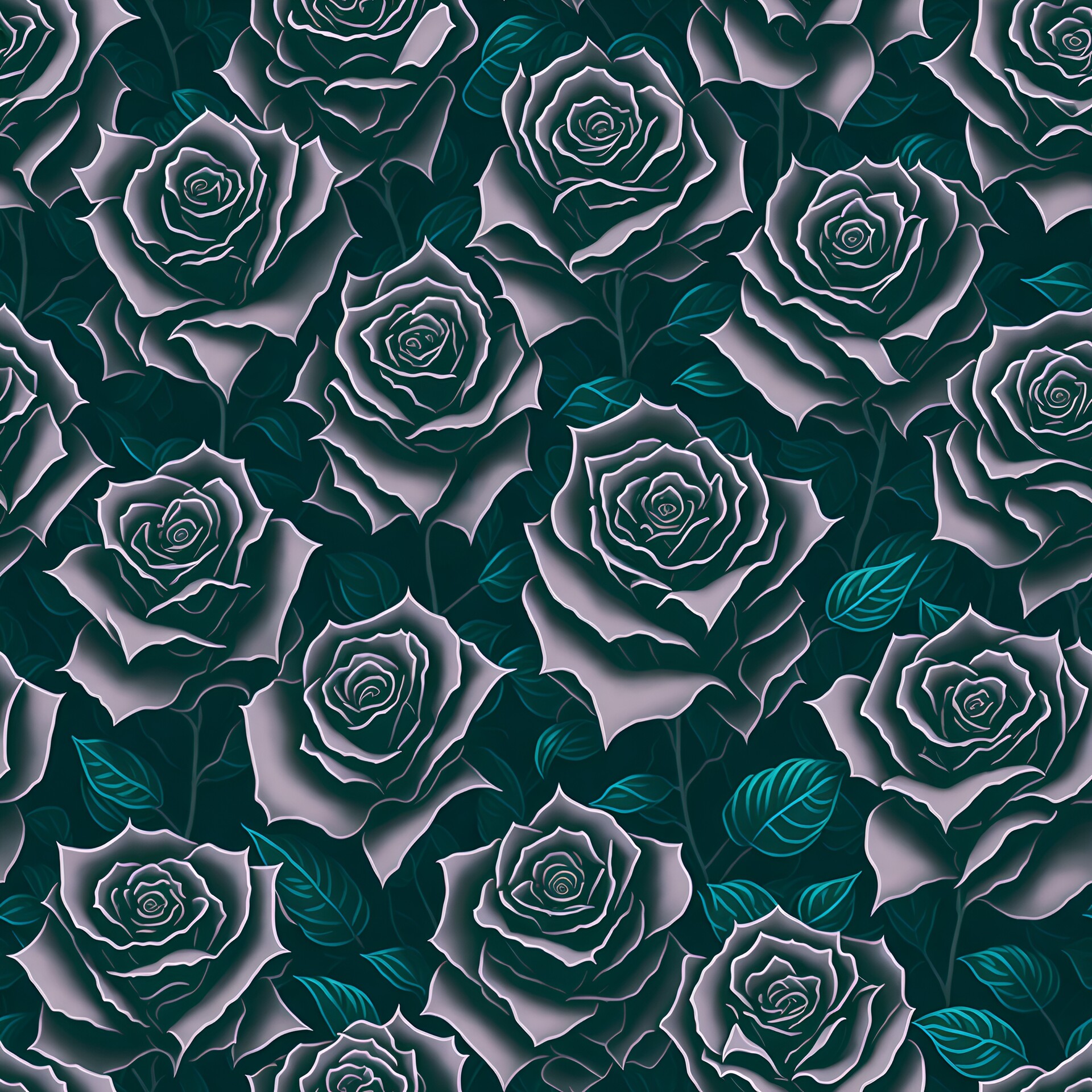 ArtStation - Emerald Rose Elegance!