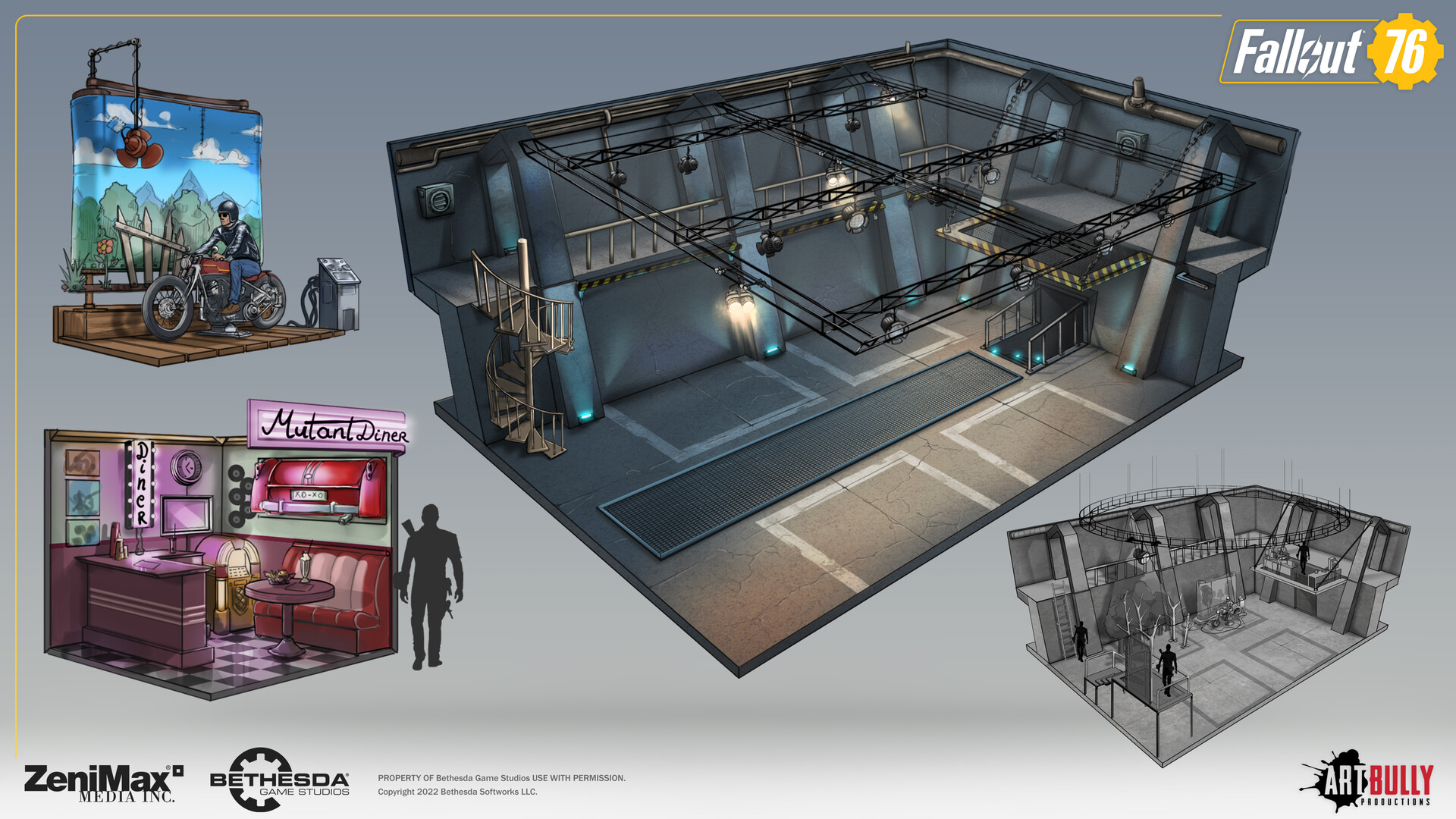 Art Bully Productions - Fallout 76 - Concept Art - Environment Props 02