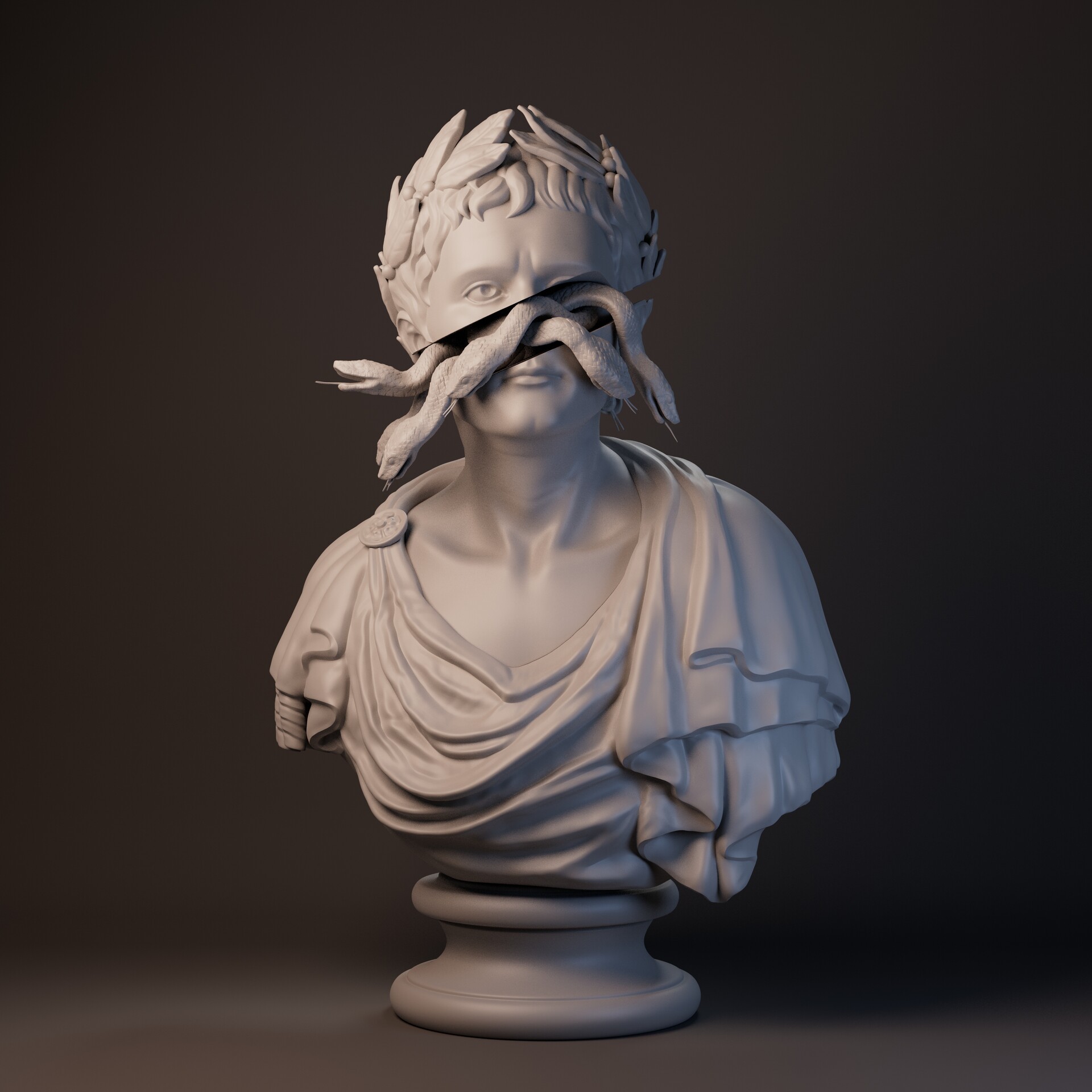 ArtStation - Caesar Augustus Bust