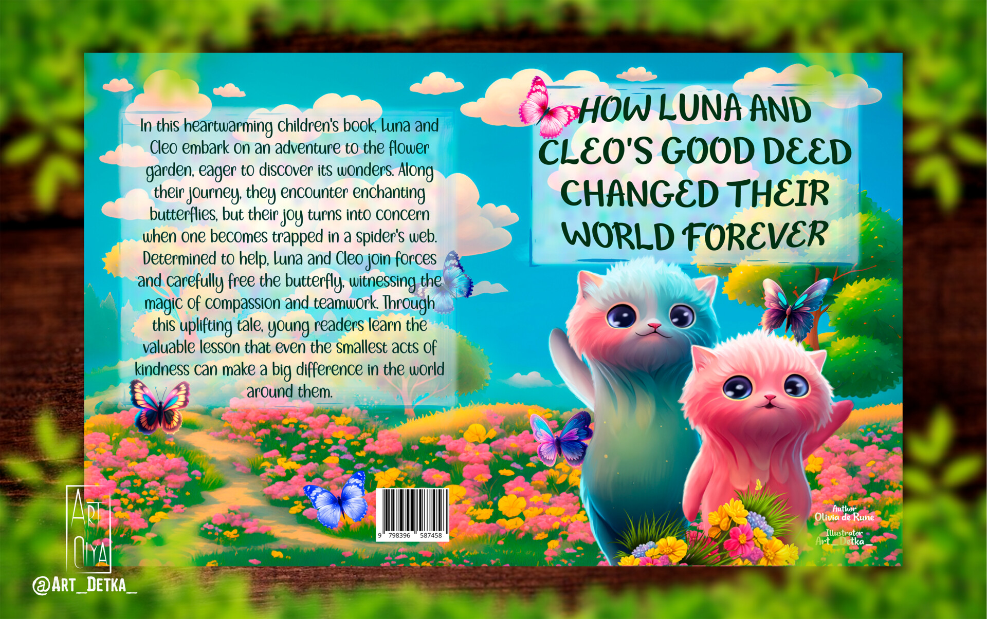 ArtStation - Children's book "How Luna and Cleo's Good Deed Changed ...