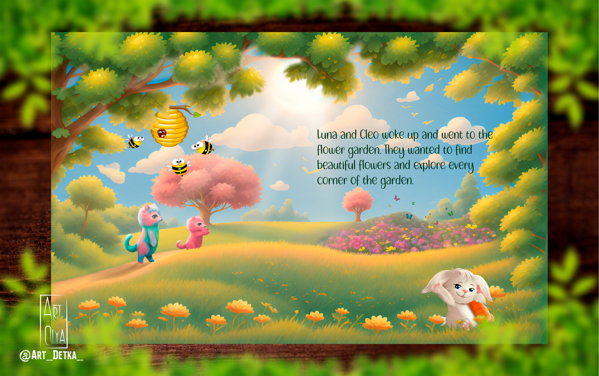 Olia💙💛Art_Detka_ - Children's book "How Luna and Cleo's Good Deed ...