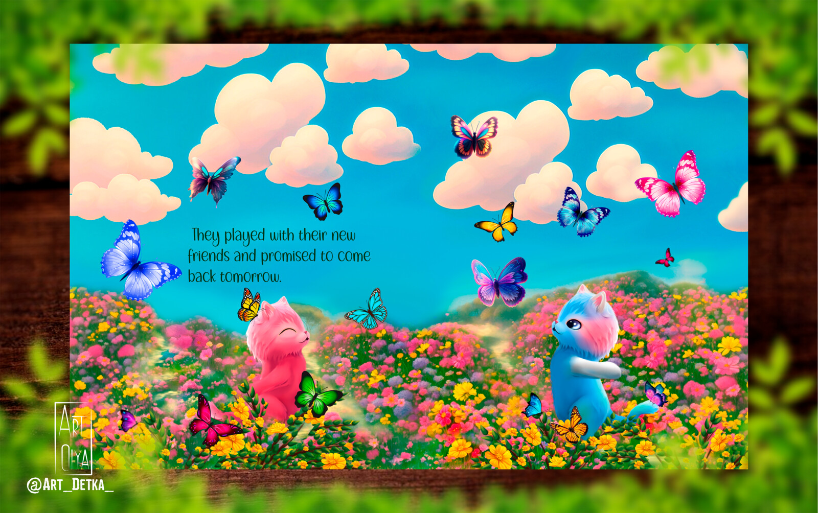 Olia💙💛Art_Detka_ - Children's book "How Luna and Cleo's Good Deed ...