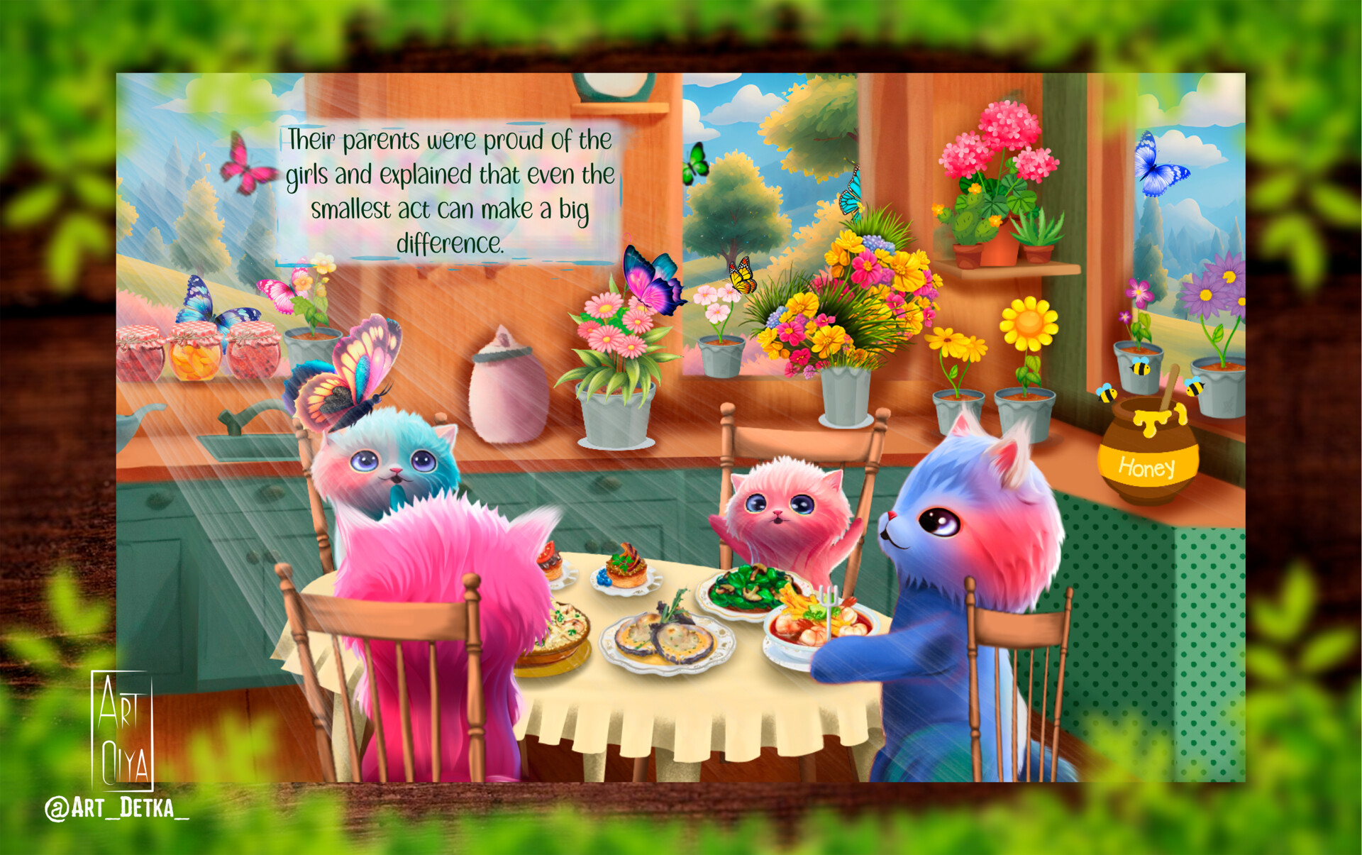 Olia💙💛Art_Detka_ - Children's book "How Luna and Cleo's Good Deed ...