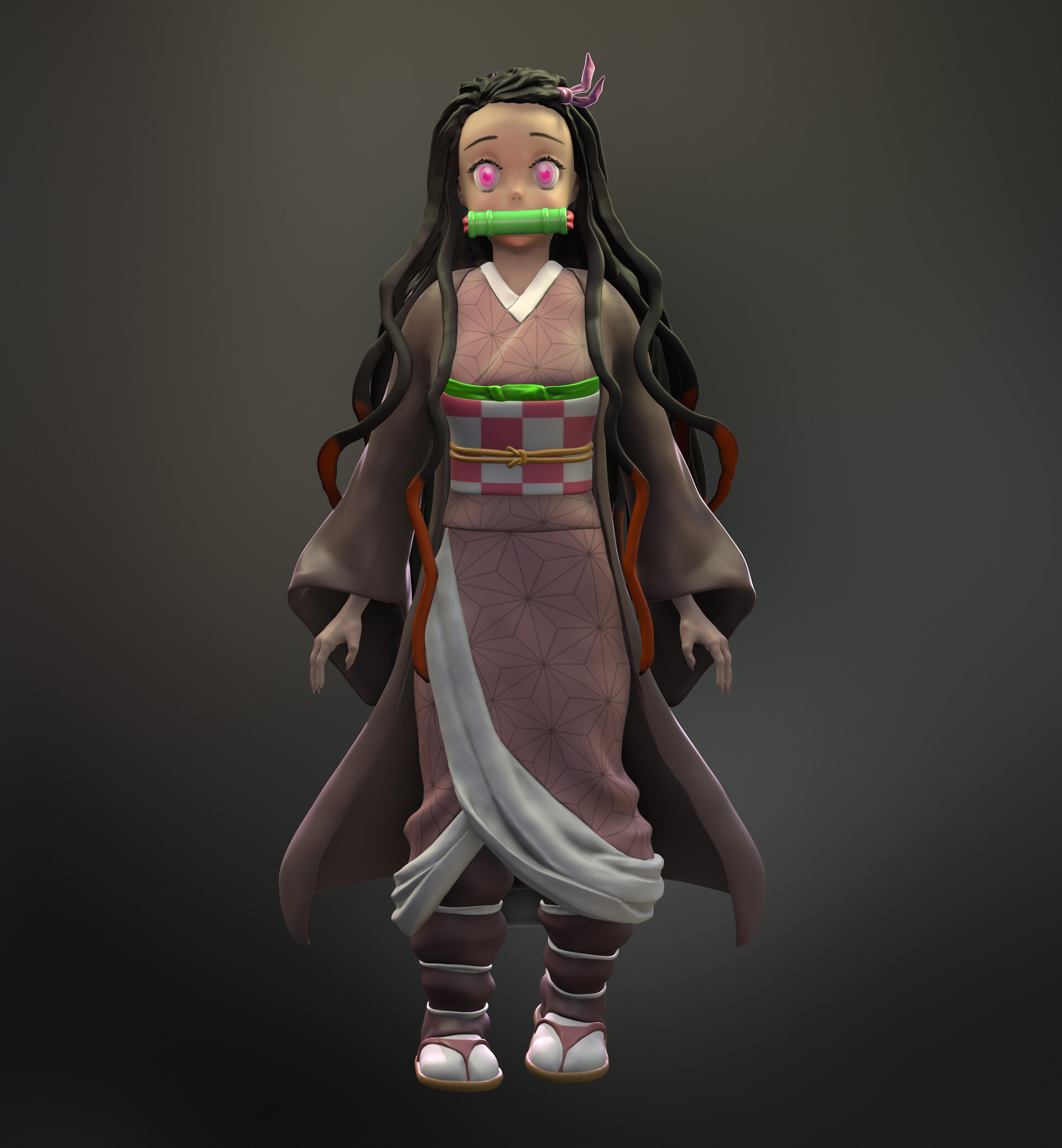 ArtStation - Nezuko fan art