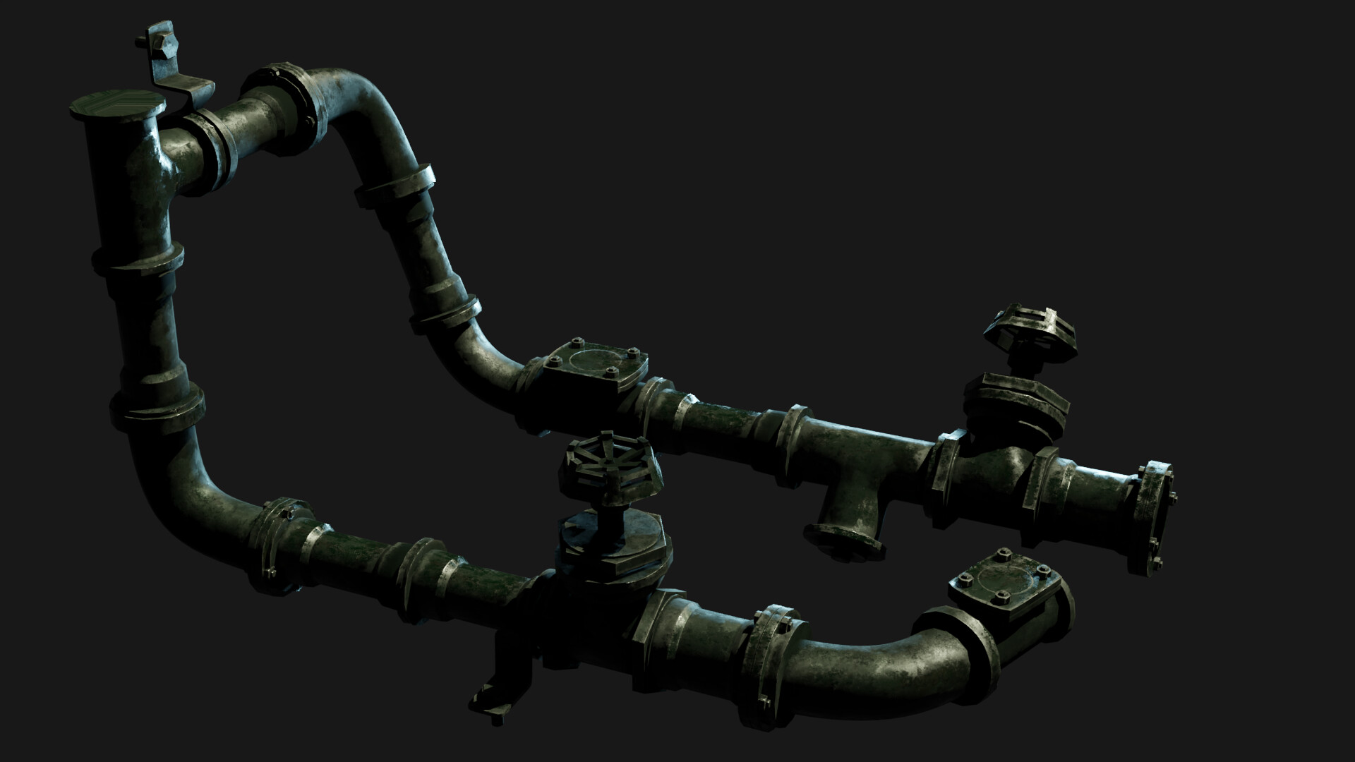 ArtStation - realistic pipes "Stray"