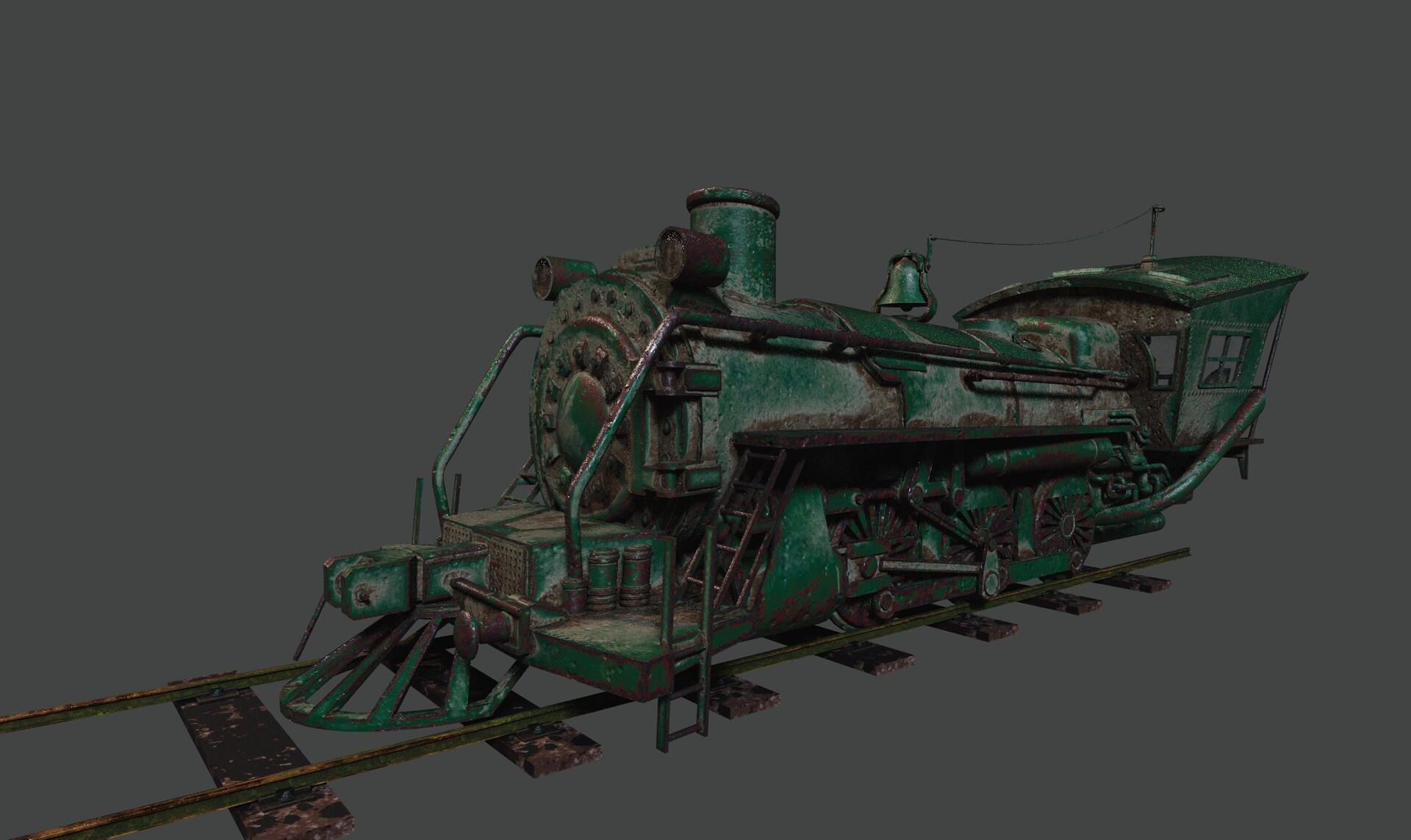 ArtStation - steam locomotive