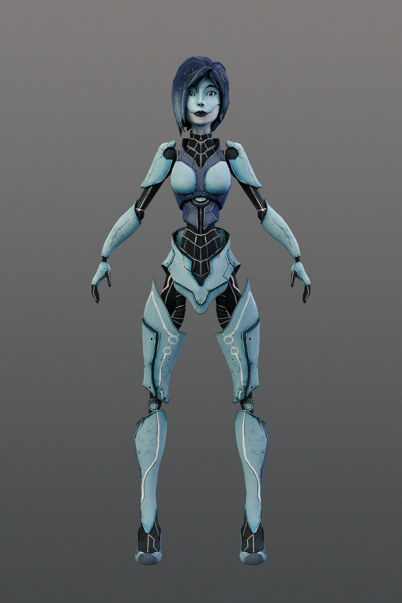 ArtStation - robot girl