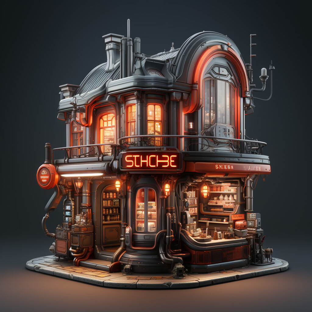 ArtStation - Isometric Blender 3D model