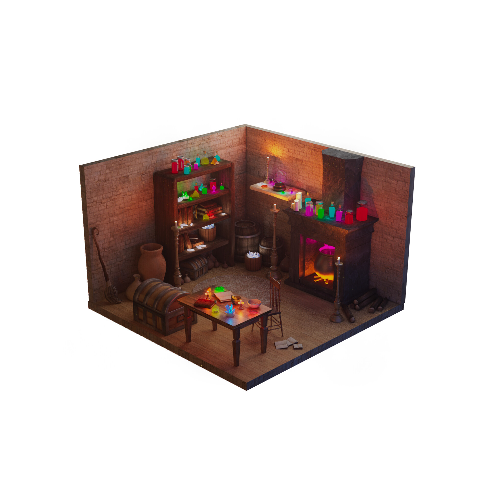 ArtStation - Wizard Room