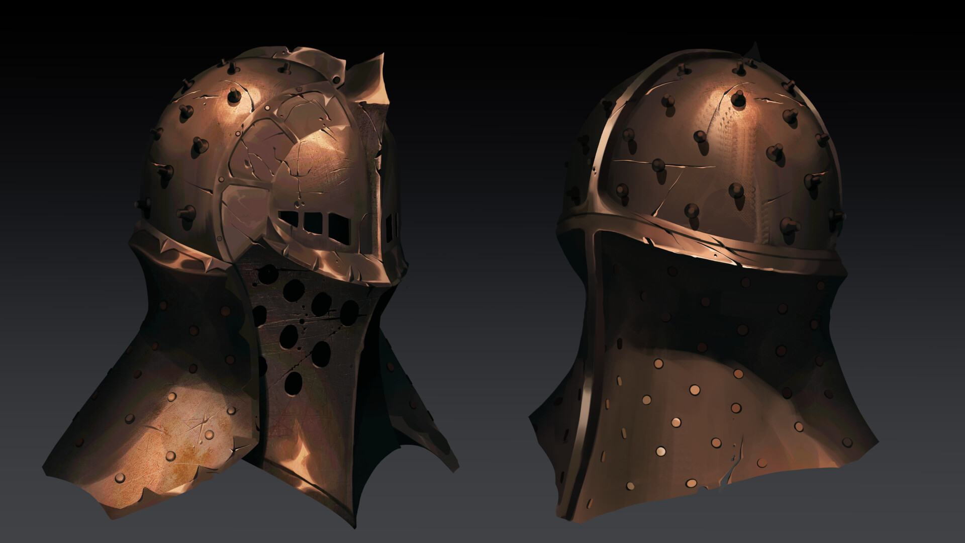 ArtStation - Helmet exercise